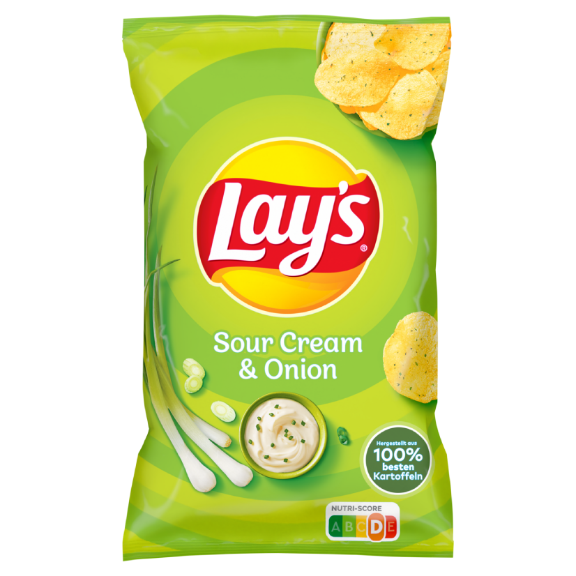 Lays Sour Cream & Onion Chips 150g kaufen - Lays Sour Cream & Onion ...