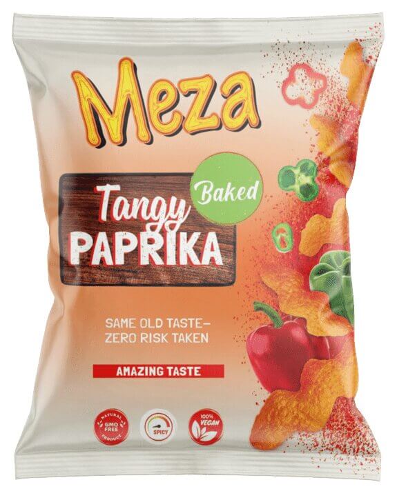 Meza Tangy Paprika Puff Mais Chips 45g (6833)